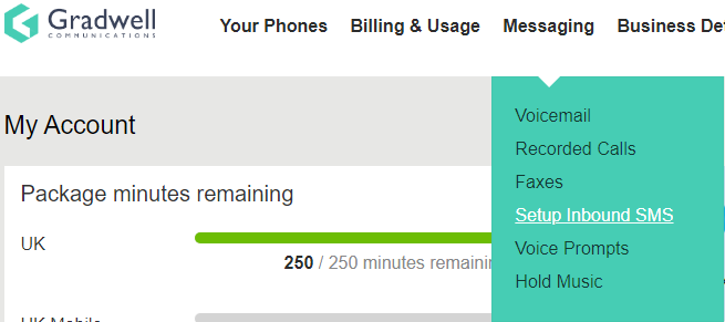 How do I receive SMS messages sent to VoIP numbers?