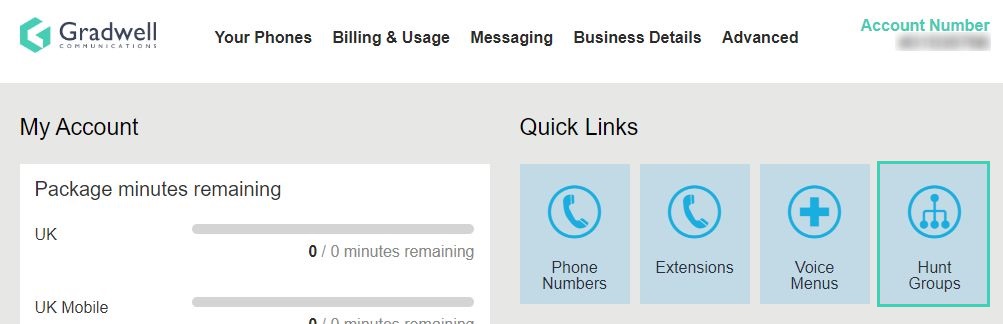 Creating and managing Hunt Groups