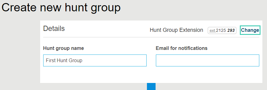 Creating and managing Hunt Groups