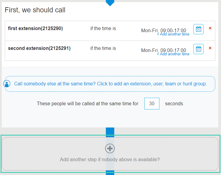 Creating and managing Hunt Groups