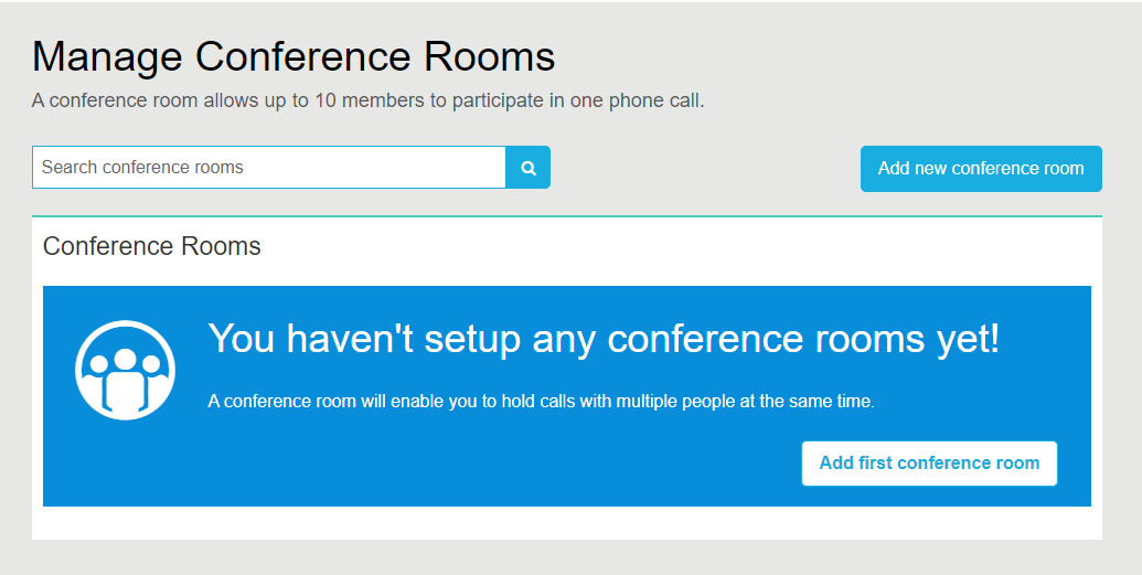 Creating a conference room