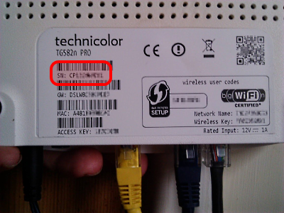 Accessing the web GUI of an ADSL router supplied by Gradwell