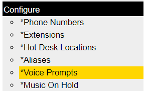 How to record and apply a new voice prompt (Certified Customers)