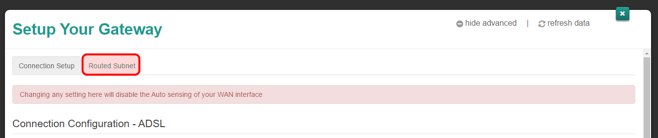 How to setup a Technicolor TG588v router for use with Gradwell ADSL ...