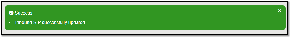 How to Configure Inbound SIP trunks