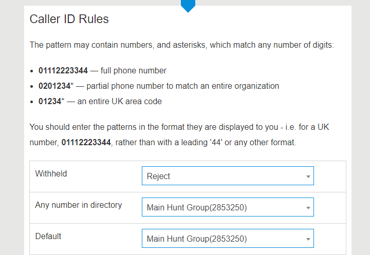 How to Create a Caller ID Rule