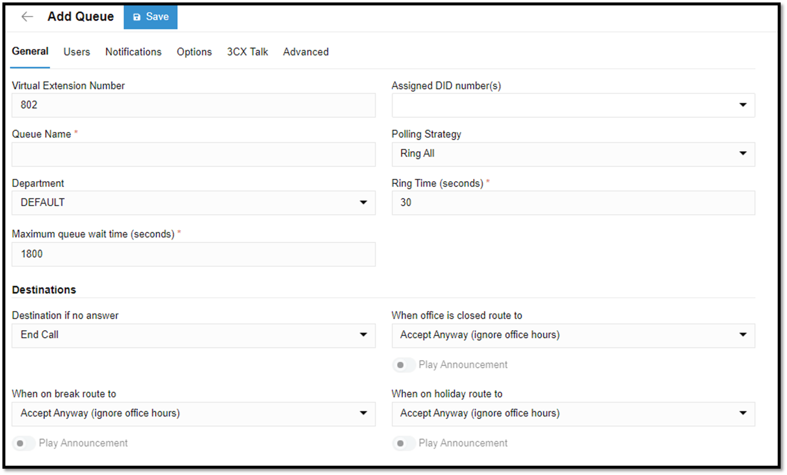 How to Create a Call Queue in 3CX V20
